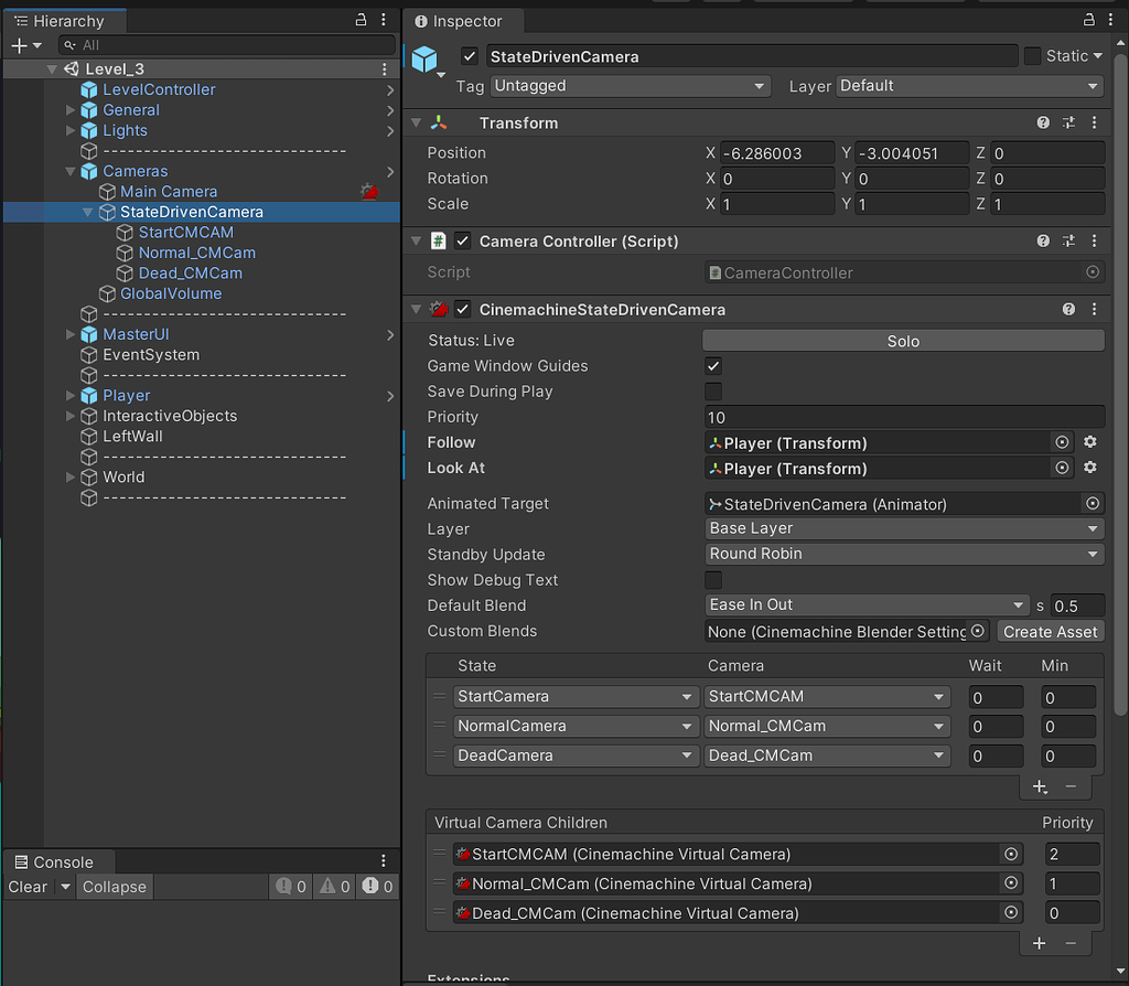 Cinemachine Issues & how to force position update - Unity Engine ...