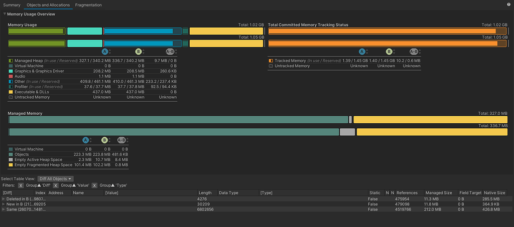 Learning to use the Memory Profiler package - Unity Engine - Unity ...