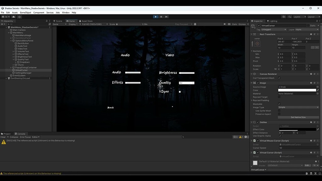 Virtual Cursor issue in UI - Unity Engine - Unity Discussions