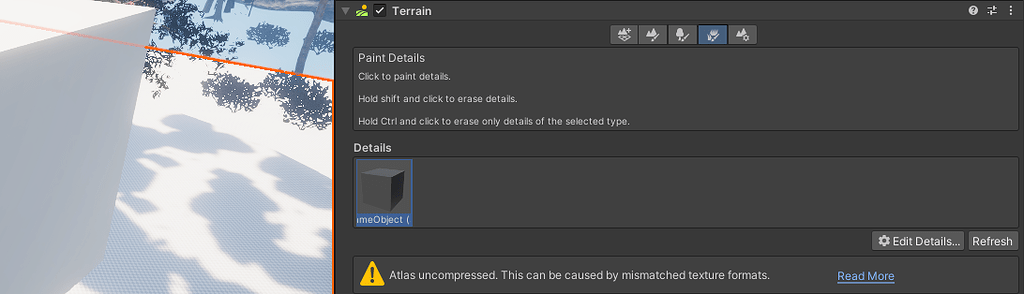 Terrain Atlas Uncompressed Warning - Unity Engine - Unity Discussions