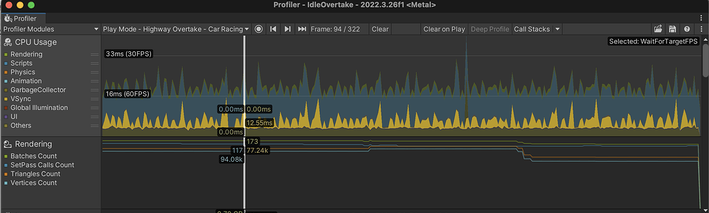 iOS WaitForTargetFPS Spikes: Optimization Help Needed - Unity Engine - Unity Discussions