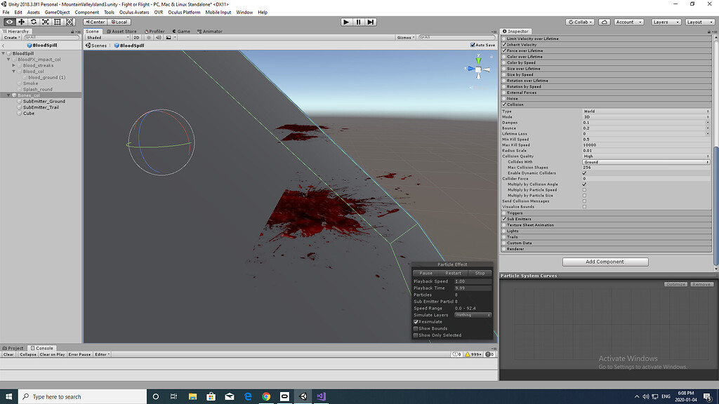 make ground blood rotate to match surface normal (see image) - Unity Engine - Unity Discussions