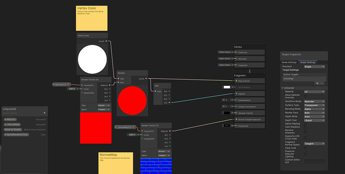 Making Normal Maps work on both sides of a 2D sprite in 3D space ...