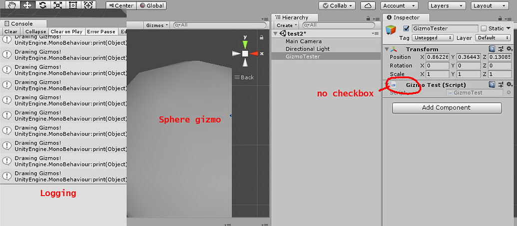 OnDrawGizmos not being called - Unity Engine - Unity Discussions OnDrawGizmos not being called - Unity Engine - Unity Discussions
