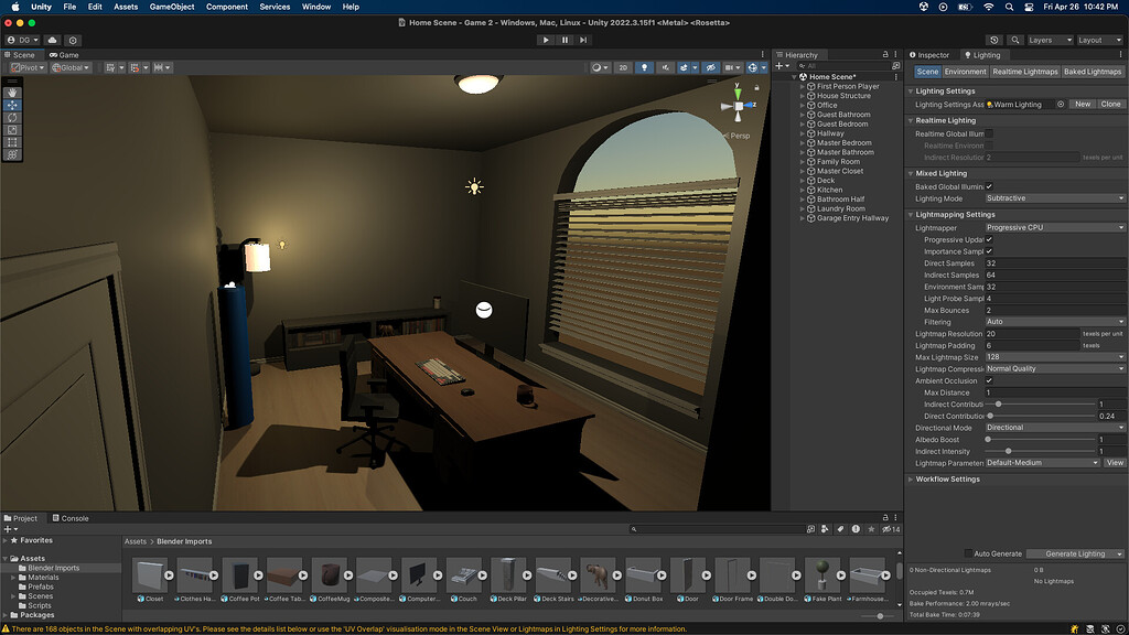 Baked Lighting Question - Unity Engine - Unity Discussions