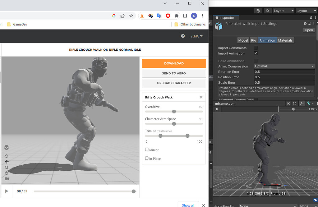 why do mixamo animations look different in unity? - Unity Engine - Unity Discussions