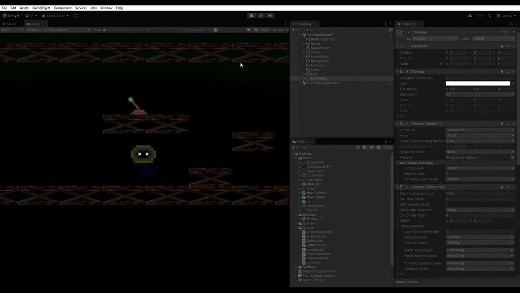 My collision on my tiles don't work how they should - Getting Started - Unity Discussions