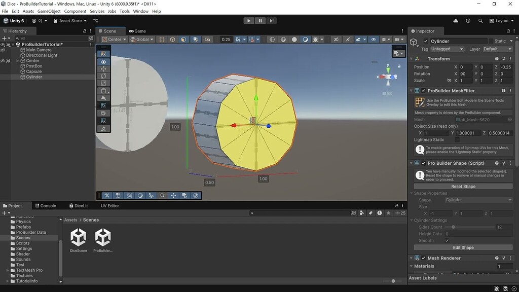 ProBuilder Grow Selection: Opposite Faces Selected and Merging Reverts – Am I Missing Something ...