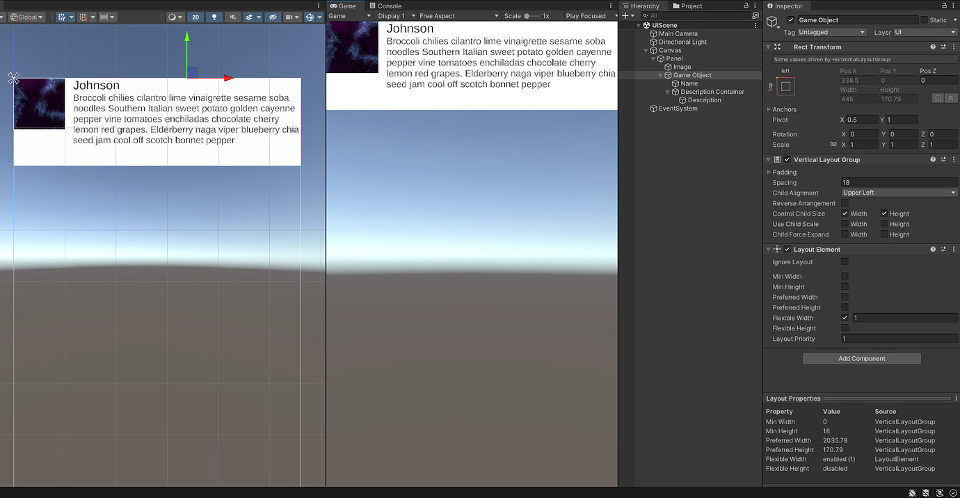 How to horizontally stretch items under vertical layout group? - Unity Engine - Unity Discussions
