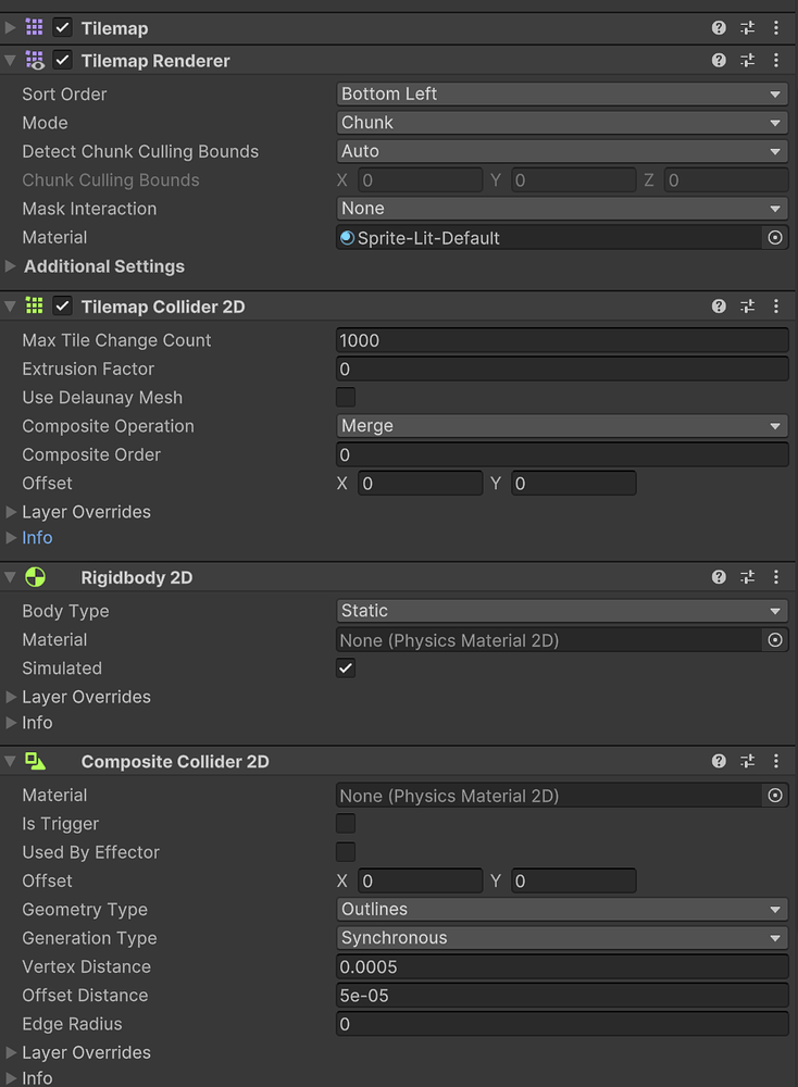 How to apply Colliders to Tile Maps? - Unity Engine - Unity Discussions