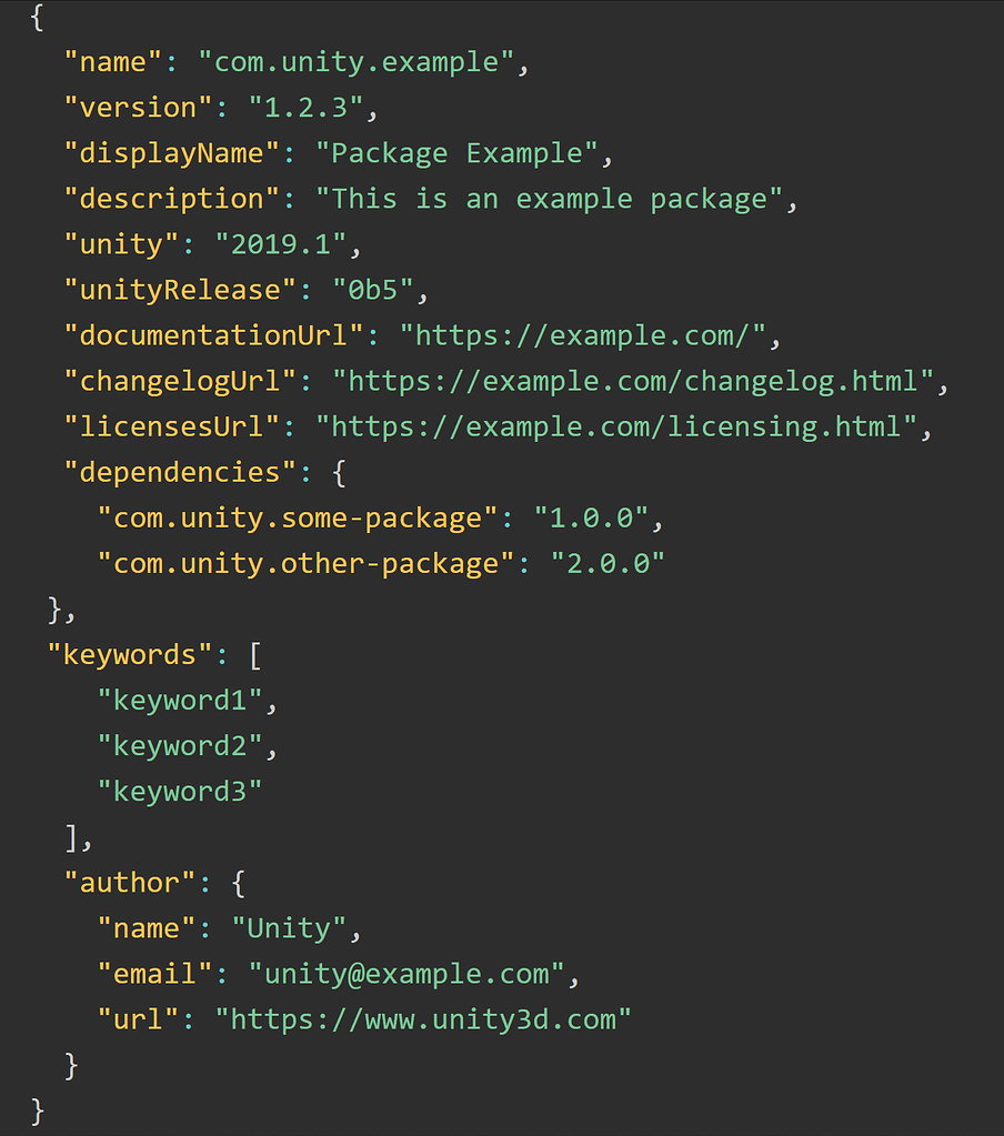 Dependency name for my package - Unity Engine - Unity Discussions