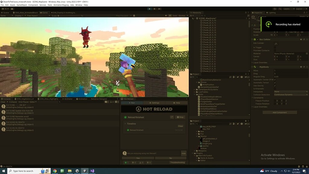 Dynamically adding rigidbody and colliders to parts of a character makes it fly off - Unity ...