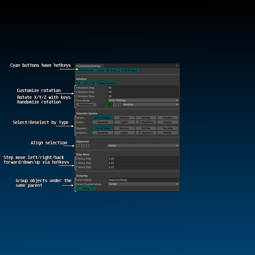 [Released] Selection Commands (Handy commands for manipulating the Editor Selection) - Community ...