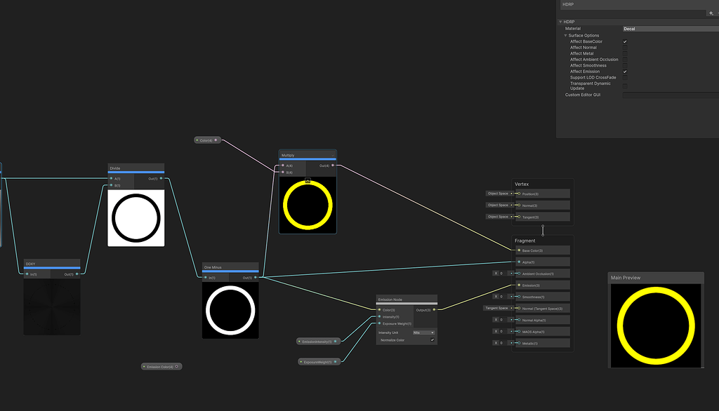 HDRP Decal Shader Graph emission issue - Unity Engine - Unity Discussions HDRP Decal Shader Graph emission issue - Unity Engine - Unity Discussions