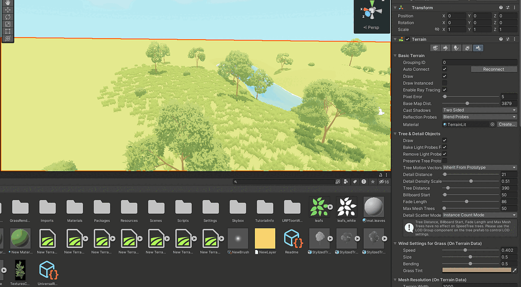 Unity Terrain grass objects is being rendered as chunks - Unity Engine - Unity Discussions