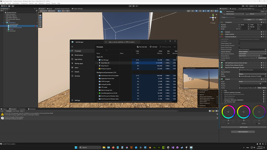 Adding a Volume component on a Scene, causes a memory leak that crashes ... Adding a Volume component on a Scene, causes a memory leak that crashes ...