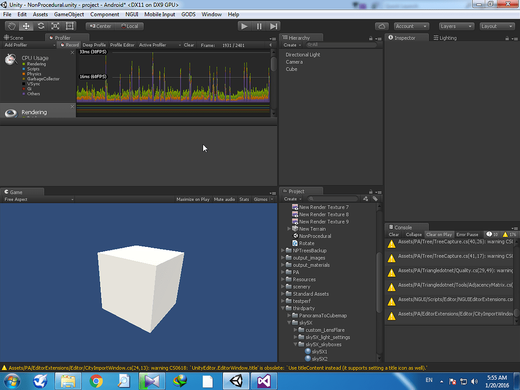 Furious With The Spikes On Android Unity Engine Unity Discussions