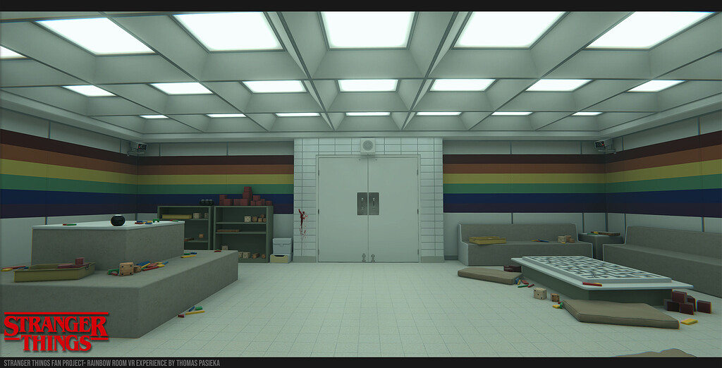 Stranger Things - Rainbow Room VR Experience - Community Showcases ...
