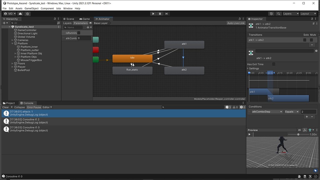 Tinteger Doesnt Update Animation When Called Inside Coroutine Unity Engine Unity 