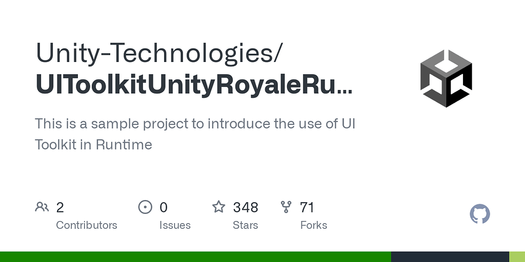 UI Toolkit Royal Runtime Demo - Unity Engine - Unity Discussions