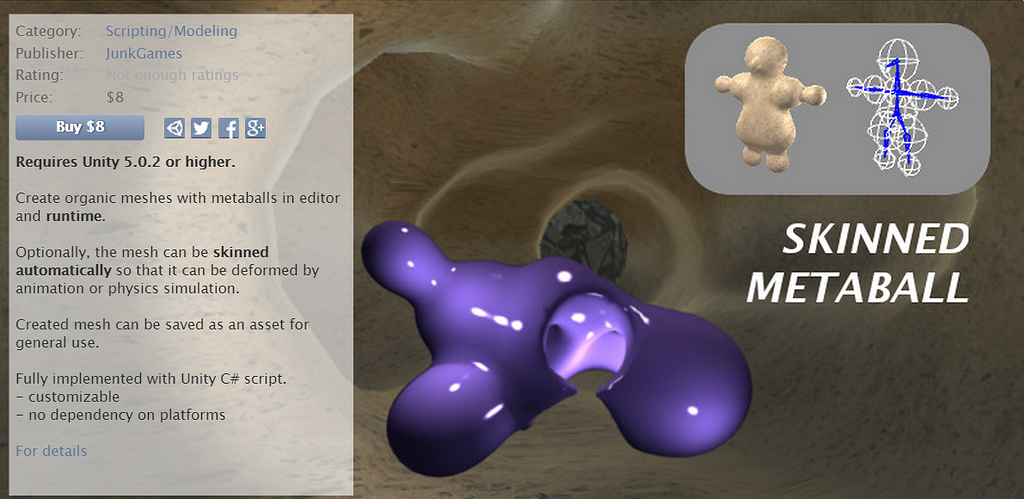 [RELEASED] Skinned Metaball Builder - generates organic-looking mesh at ...