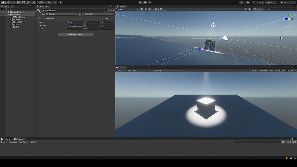 HDRP Spotlight Shadow Flickering - Unity Engine - Unity Discussions