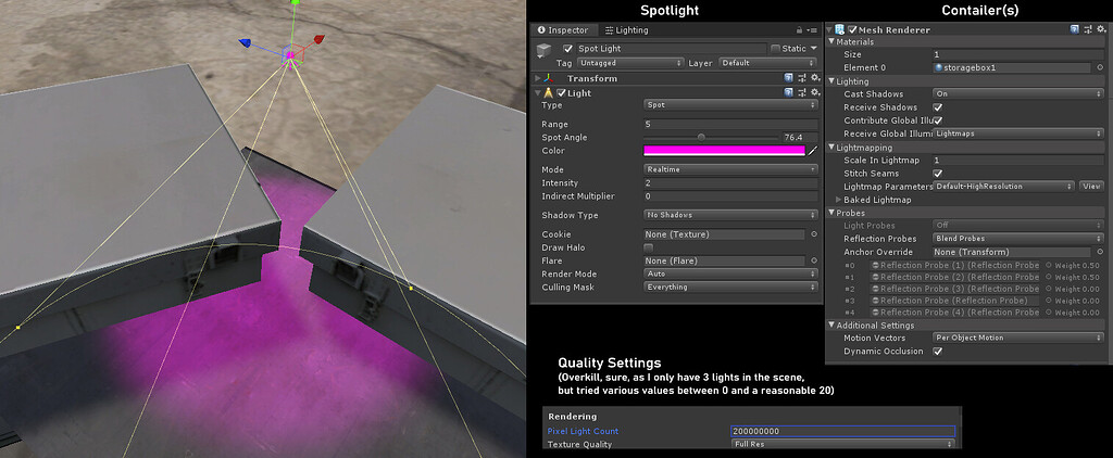Realtime spotlight ignoring some objects - Unity Engine - Unity Discussions