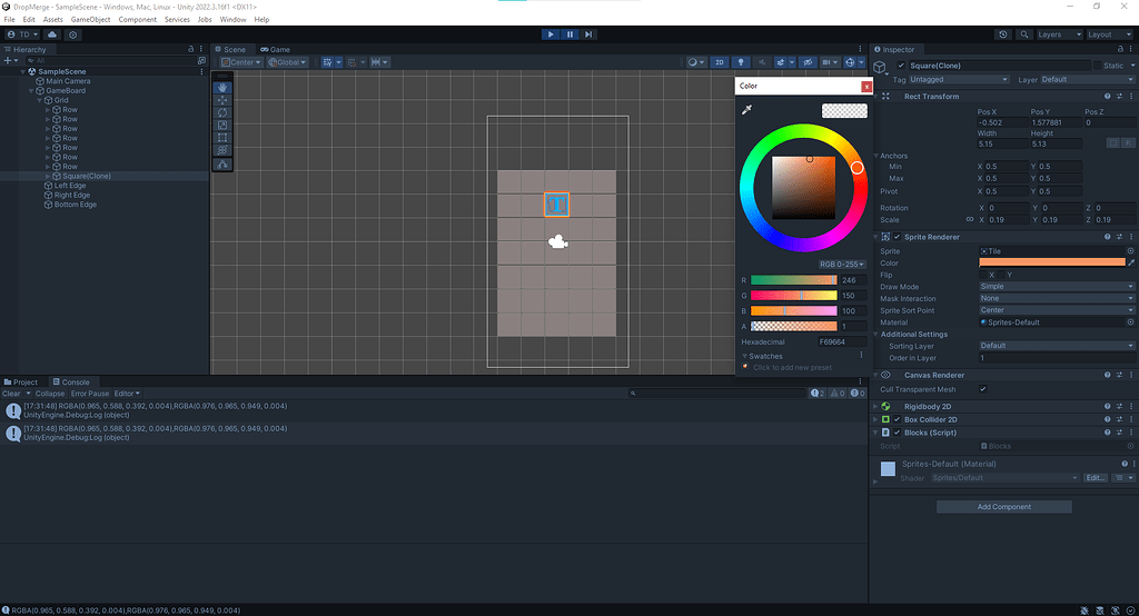 Objects turn invisible after instantiated (solved - the alpha of the object was too low) - Unity ...
