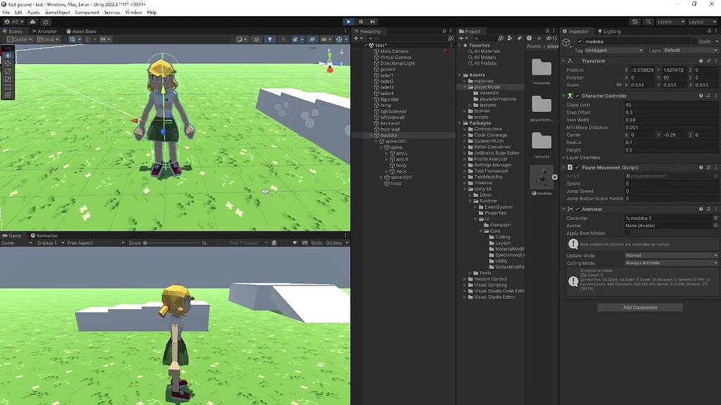 problem with character moving and forcing position change - Unity Engine - Unity Discussions