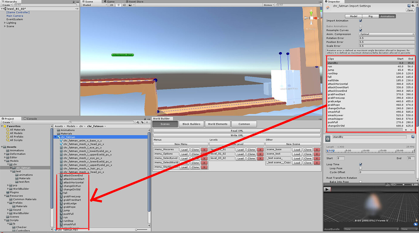How can I get all the animation clips imported from an FBX? SOLVED! - Unity Engine - Unity ...