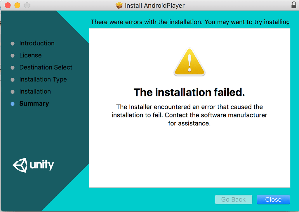 Error when installing Android Modules in Unity550 - Unity Engine - Unity Discussions