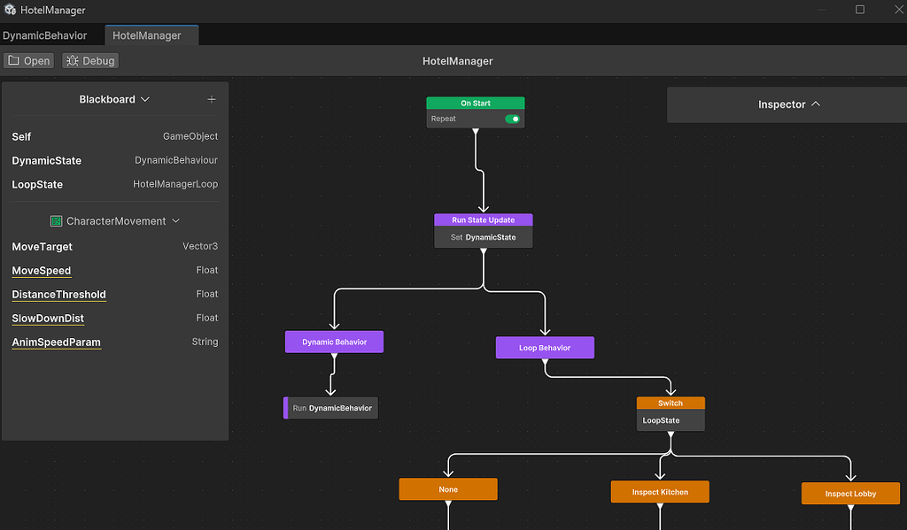 How should I manage shared data and behaviours using subgraphs - Unity ...