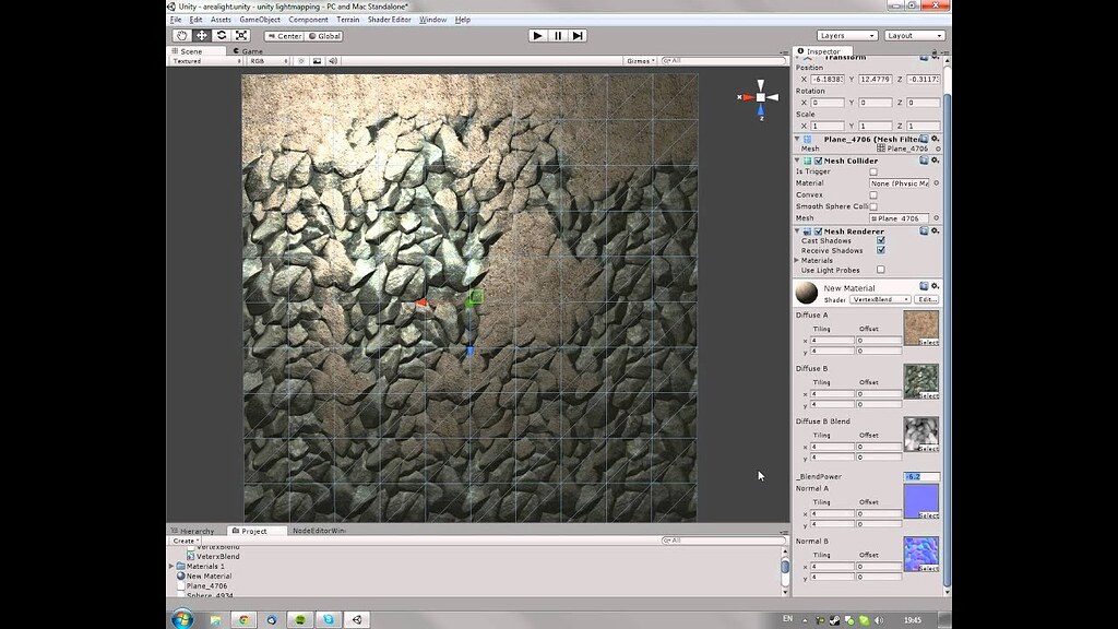 Adding lightmap to a "vertexblend" shader - Unity Engine - Unity Discussions