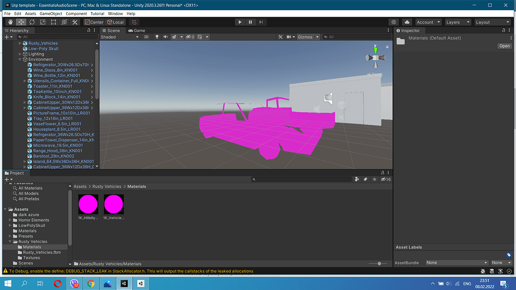 Problem with a pink materials - Getting Started - Unity Discussions