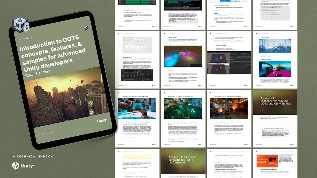 New technical e-book: DOTS concepts, features, & samples (Unity 6 edition) - Technical Articles ...