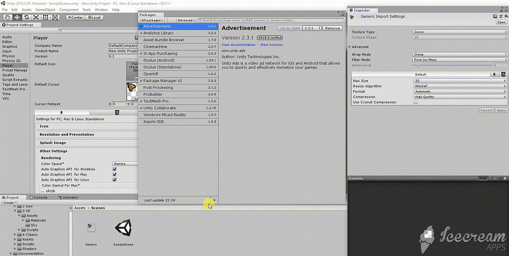 (Case 1047674) Cursor flickering inside the Package Manager window - Unity Engine - Unity ...