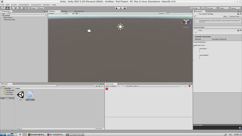 Blank error and editor not able to recognize monobehaviours - Unity Engine - Unity Discussions