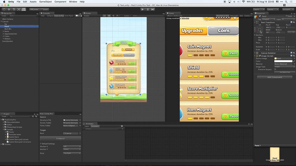 [MAIN UPDATE] Psd 2 Unity uGUI Pro: Import PSD to Unity with Layers and Components - Community ...