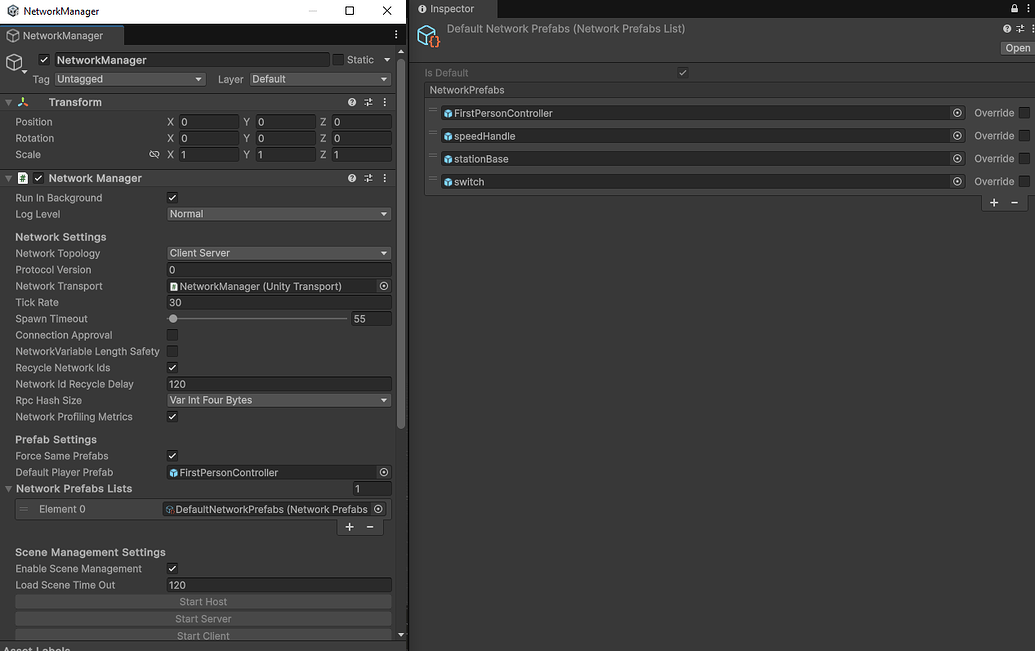 Network Prefabs List required to be populated? - Unity Engine - Unity Discussions