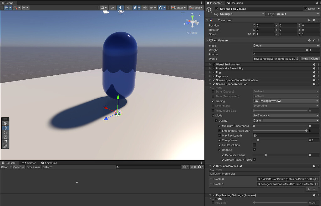 Shadow Disappears In The Rt Reflection Unity Engine Unity Discussions