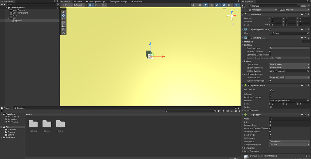 Cube flying away for no reason - Unity Engine - Unity Discussions
