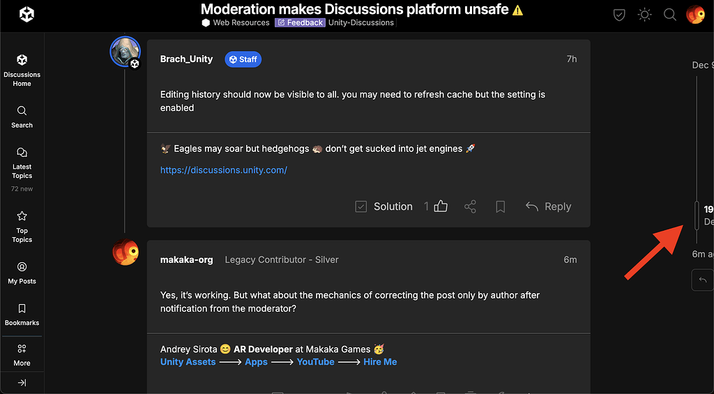 Discussions' Layout is Broken - Web Resources - Unity Discussions