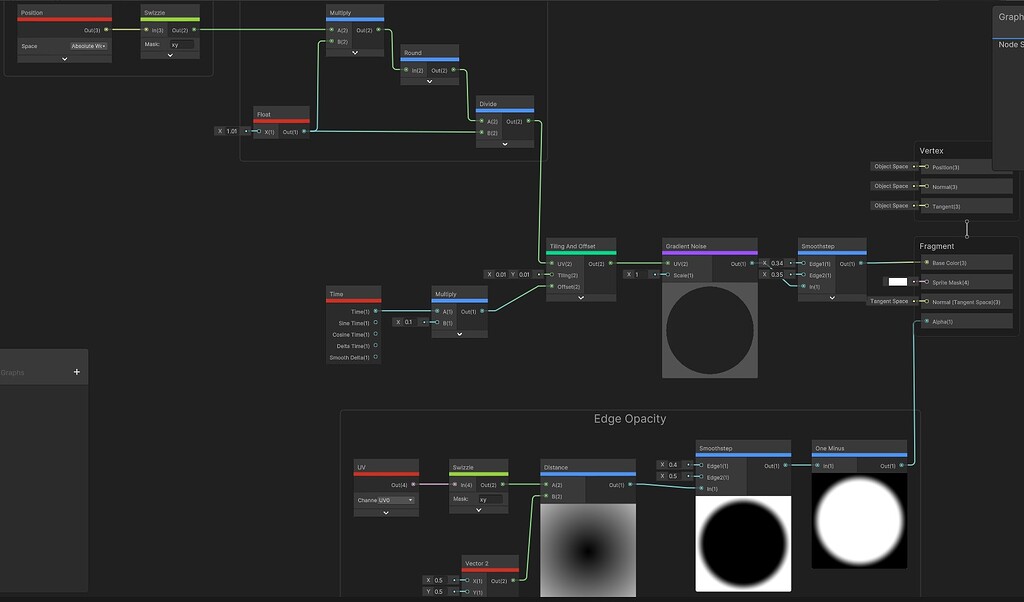 How to Combine World Space UV with Edge Transparency - Unity Engine - Unity Discussions