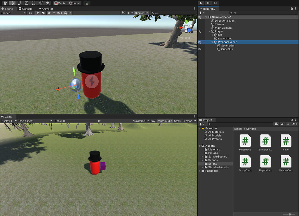 Help creating code to change bullet type based on current weapon held - Unity Engine - Unity ...