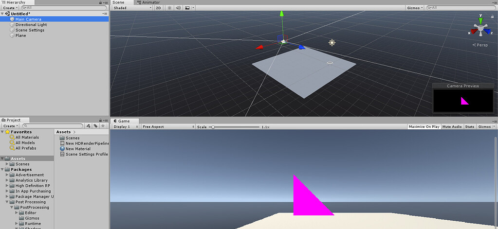 HDRP - What is this purple triangle - Unity Engine - Unity Discussions