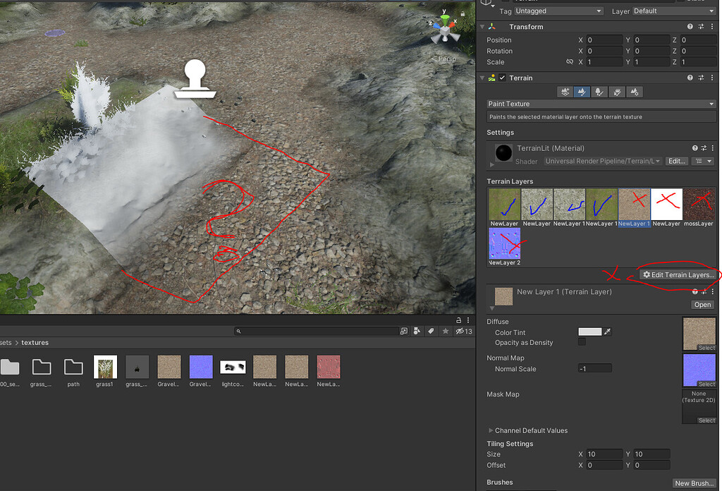Decal not visible on newly created Terrain layers - Unity Engine ... Decal not visible on newly created Terrain layers - Unity Engine ...