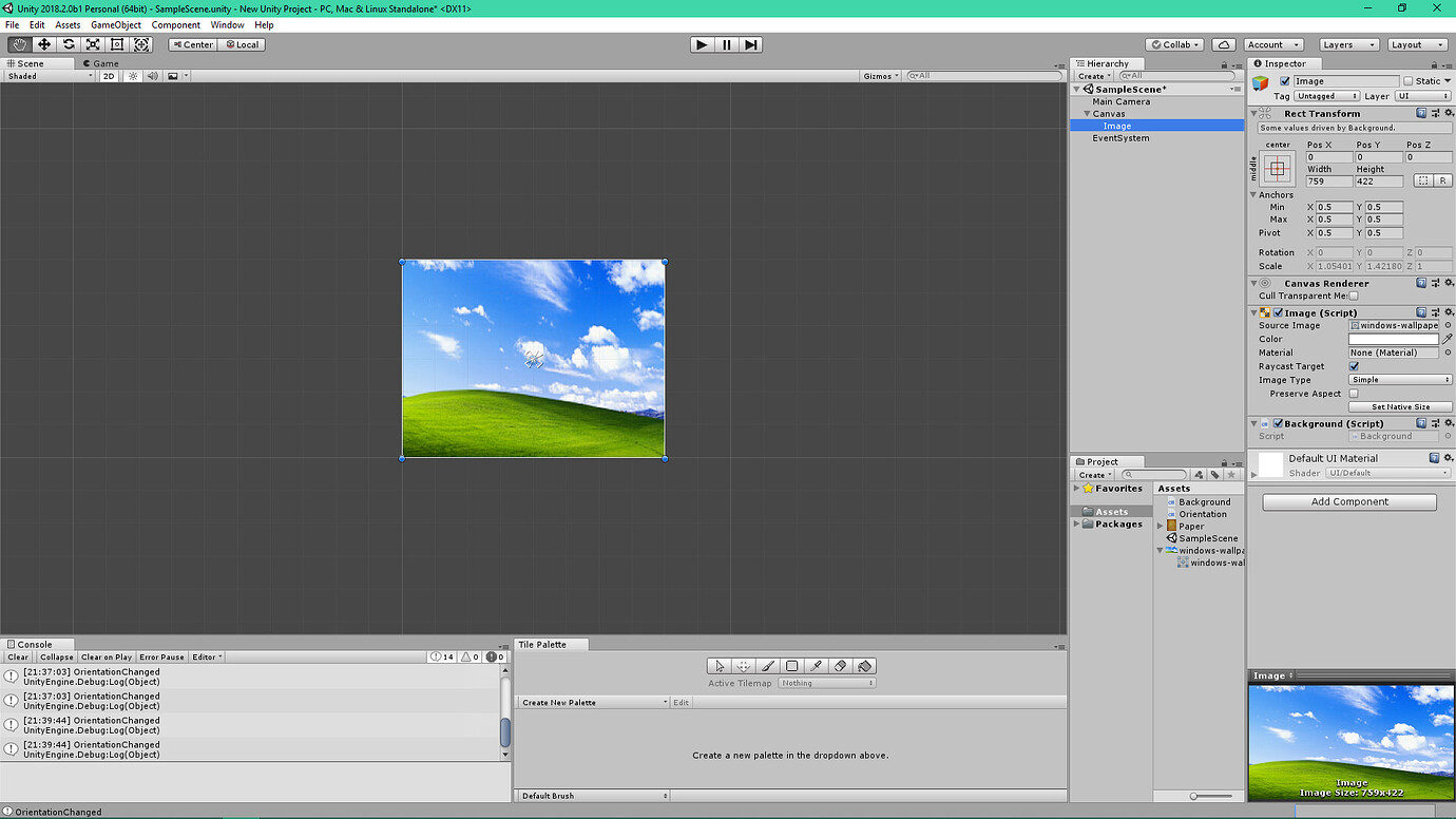 How do I get a fixed size image to fill a canvas regardless of aspect ratio? - Unity Engine ...
