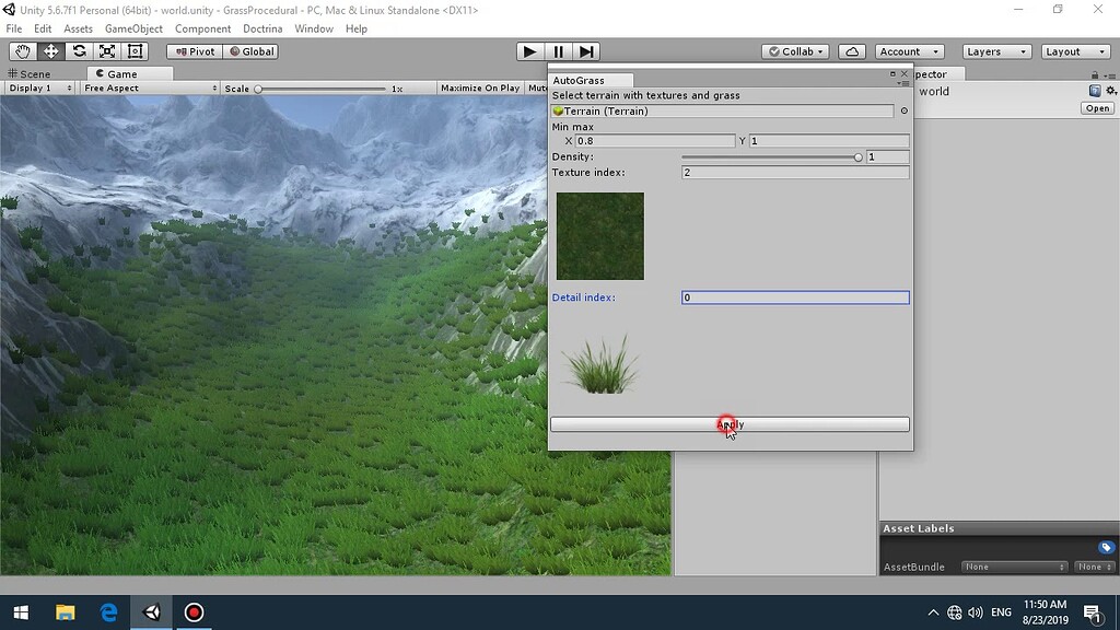 Automatic terrain grass tool - Community Showcases - Unity Discussions