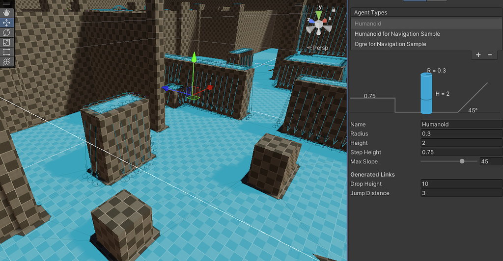 NavMesh margin to the edge of a platform. Can I control it? - Unity Engine - Unity Discussions