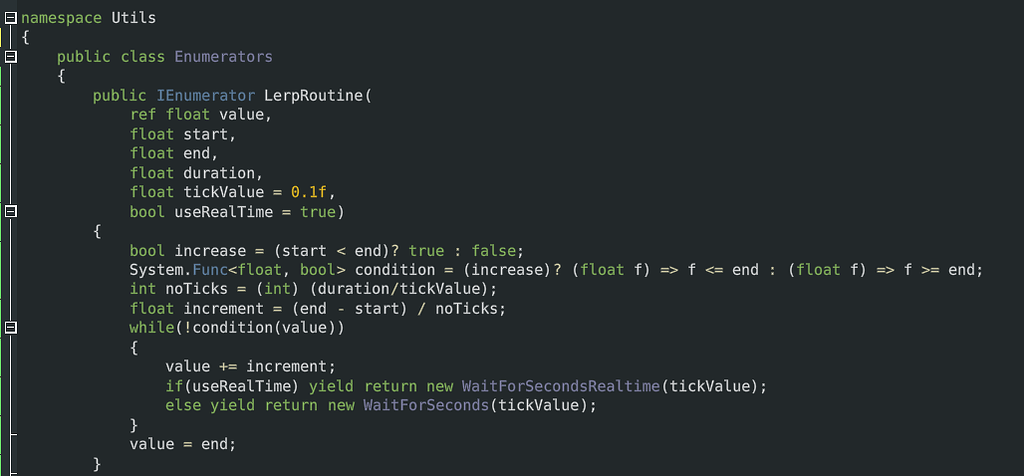 How to implement a flexible Lerp helper method - Unity Engine - Unity Discussions